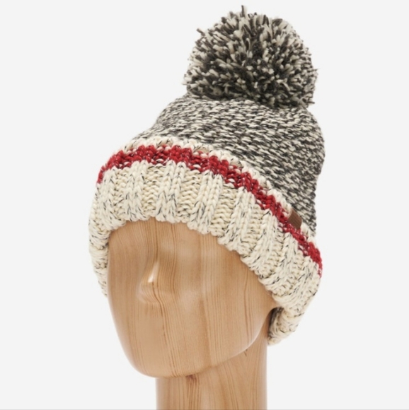 Roots | Accessories | Roots Canada Womens Chunky Cabin Grey Oat Knit ...